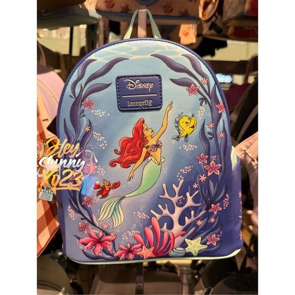 Loungefly | Bags | Loungeflydisney The Little Mermaid Ariel Under The ...